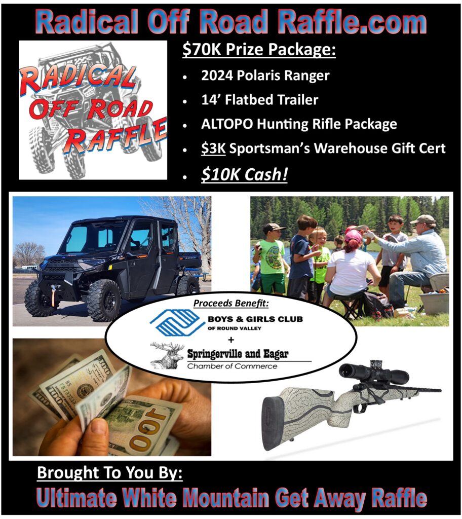 Radical Offroad Raffle - Events | Things To Do | Arizona White Mountains